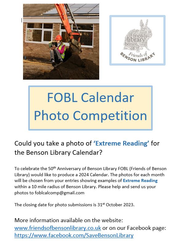 What’s on – Friends of Benson Library